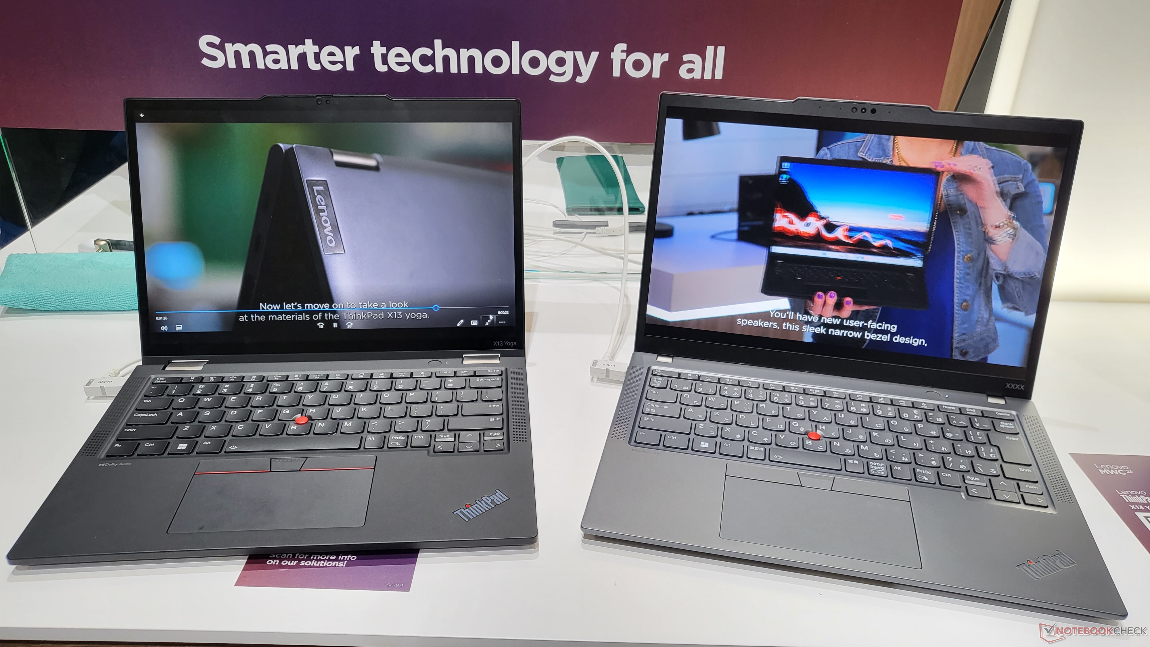 2023 ThinkPads hands on: Z13 met nieuw touchpad, X13 met nieuw design ...