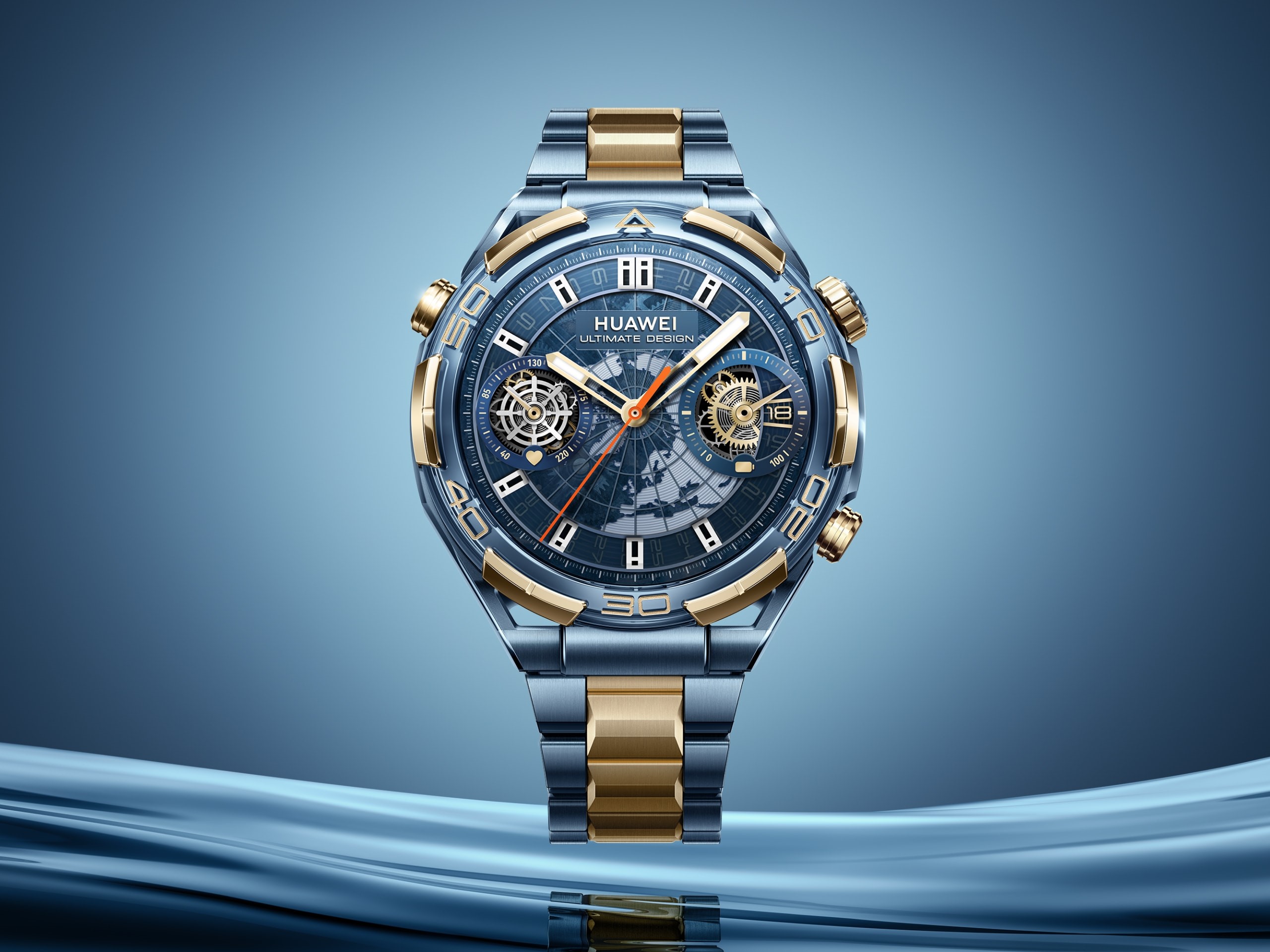 Huawei Watch Ultimate Design Saffier Goud: Nieuwe luxe smartwatch komt ...