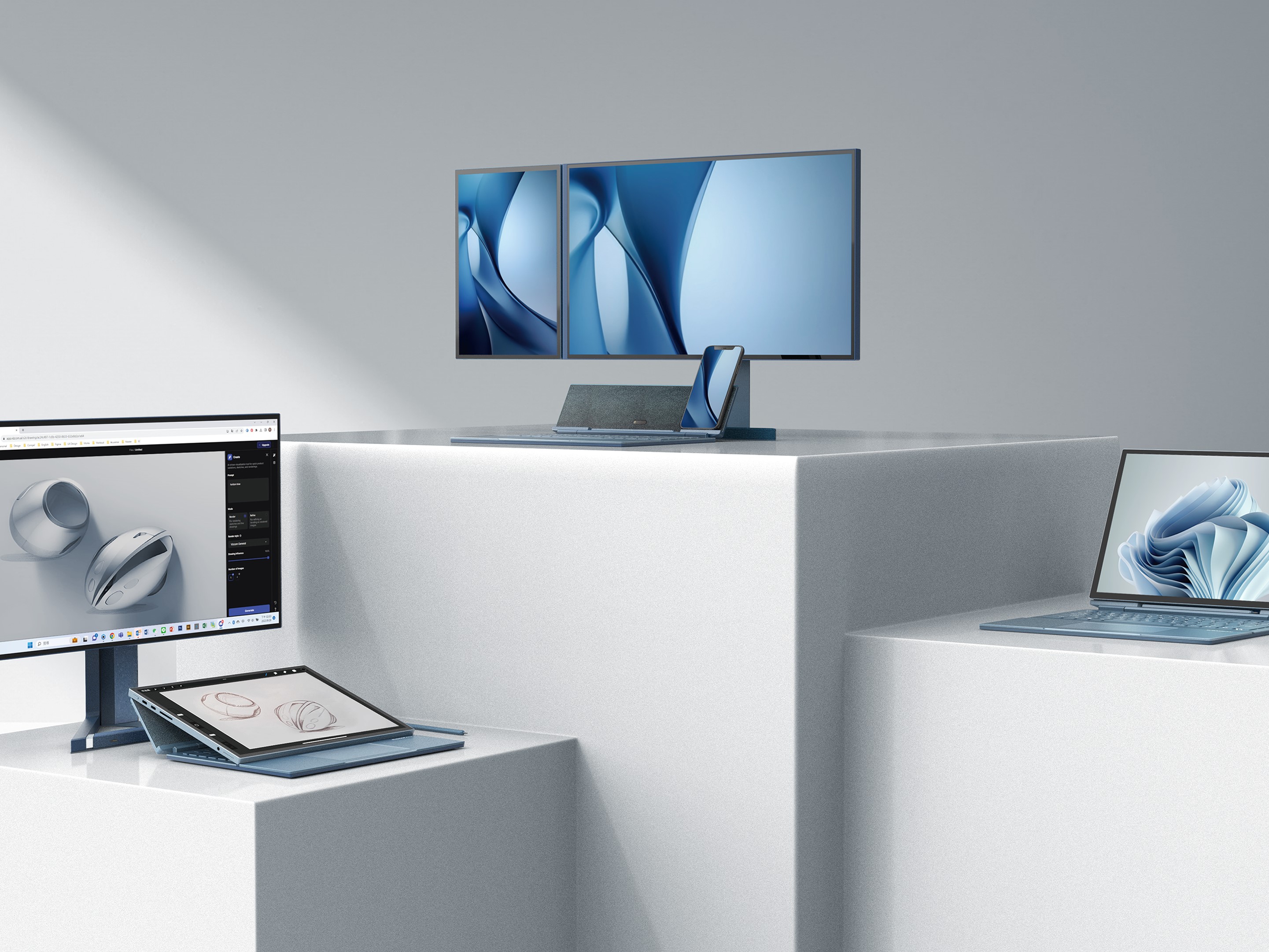 Compal Hybrid AIO combineert tablet, notebook en desktop PC in één ...