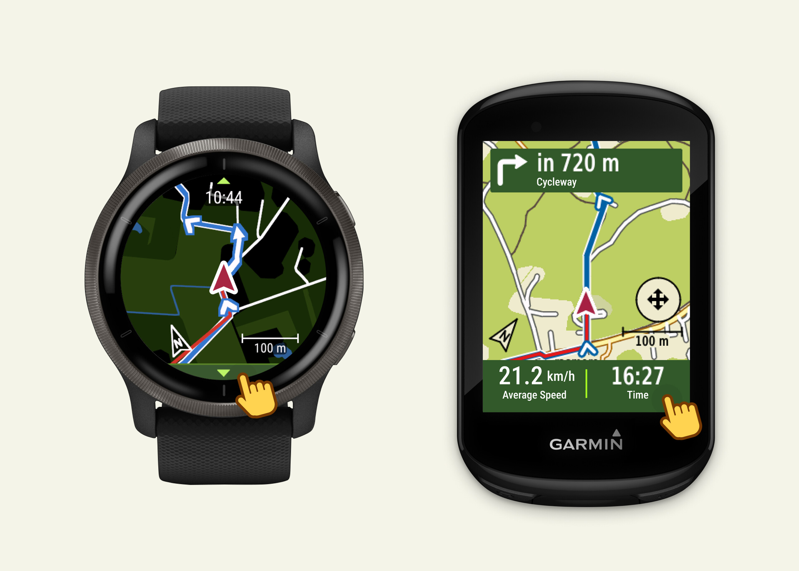 Garmin smartwatches en fietscomputers krijgen nieuwe Komoot ...
